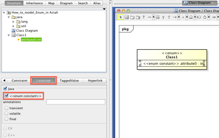 Model enum in Astah | Astah in 5min