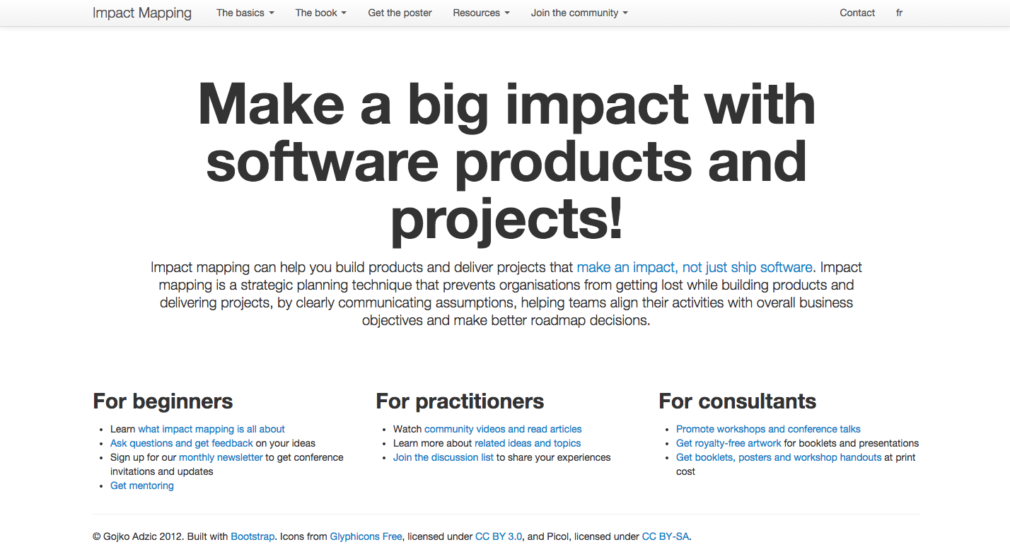 Impact Mapping – Making a big impact with software products and ...
