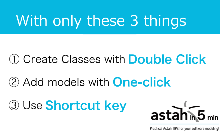 3 TIPS to create UML Class Diagrams fast | Astah in 5min
