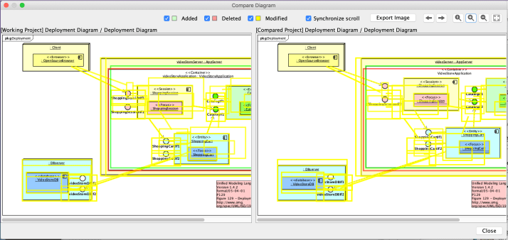 [Compare Project] lists up identical models as conflicts | Astah in 5min