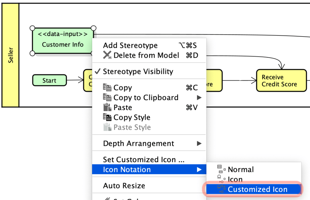 Add BPMN look & feel to UML Activity diagram | Astah in 5min